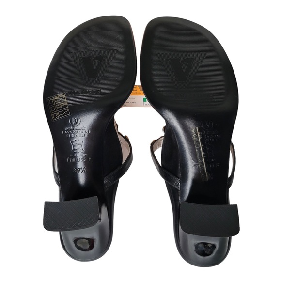 Valleverde | Shoes | Valleverde Frilly 55 Sandals Made In Italy Crystal ...